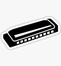 Harmonica Stickers | Redbubble