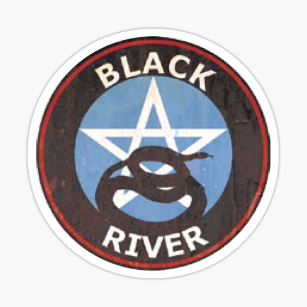 "Black River Railroad" Sticker for Sale by RipperWarden | Redbubble