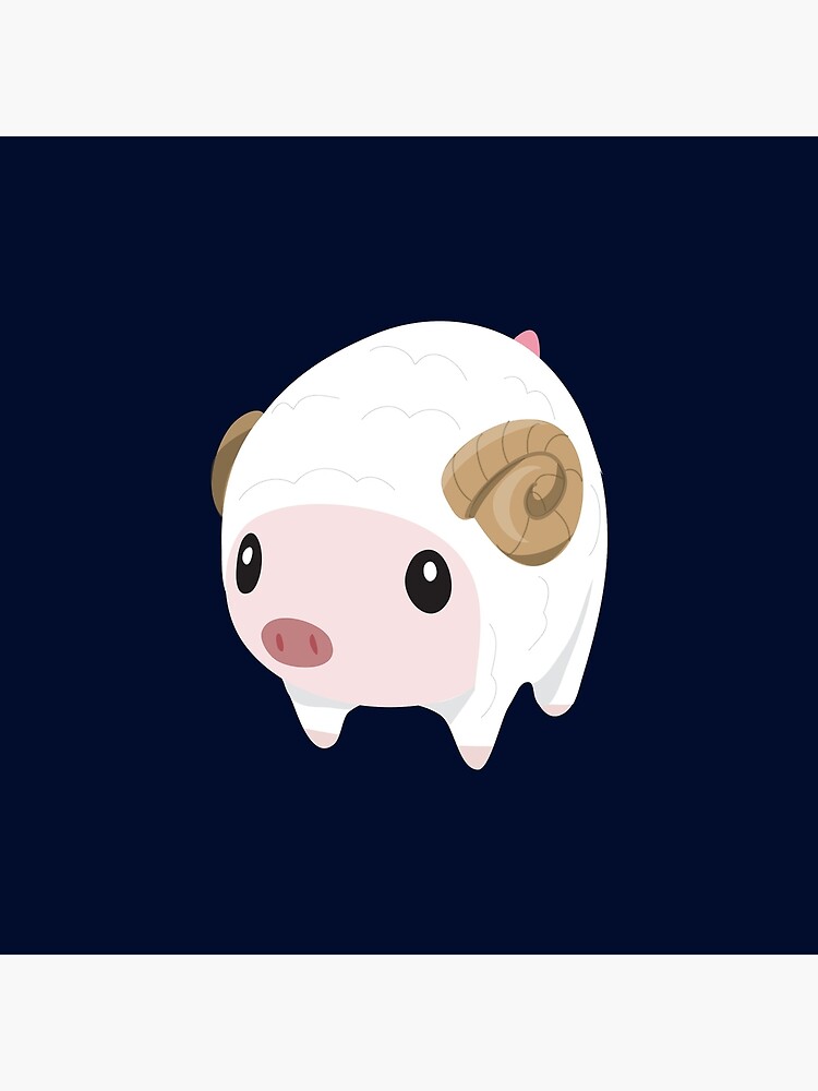 "Sheep Ram Poogie Piggie Monster Hunter" Poster for Sale by niymi ...