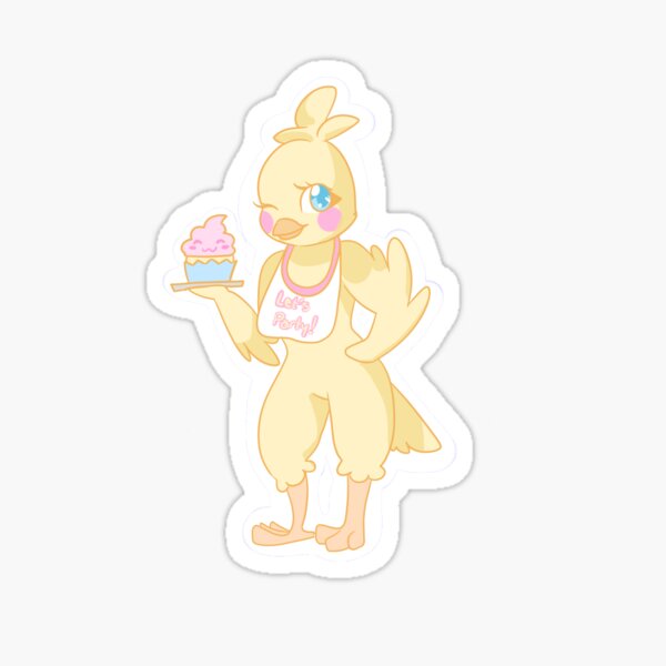 "Toy chica" Sticker by catpunks | Redbubble