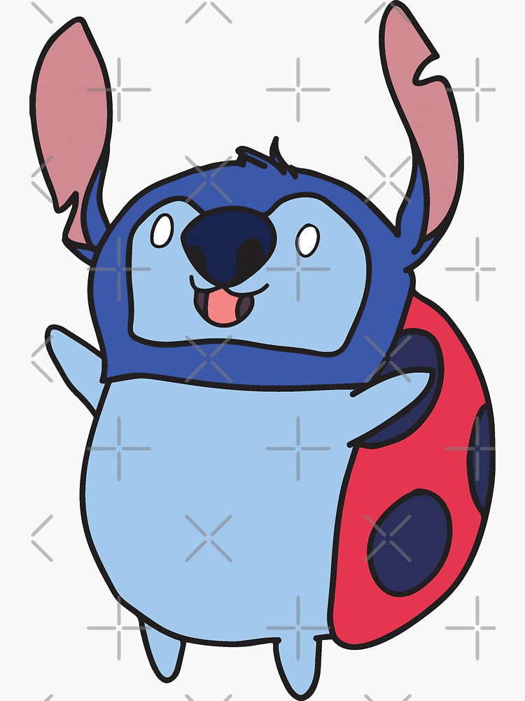 "Catbug stitch" Sticker for Sale by IlseS | Redbubble