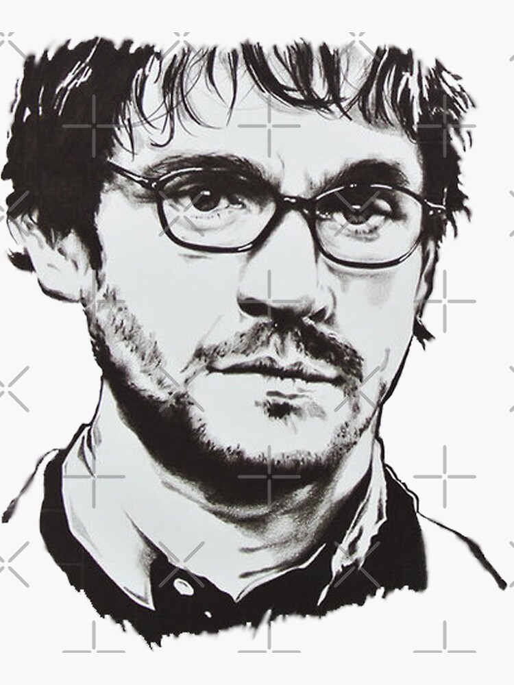 "Will Graham in black." Sticker for Sale by downeymore | Redbubble