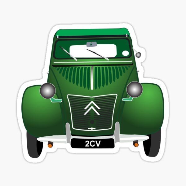 Citroen 2cv Stickers | Redbubble