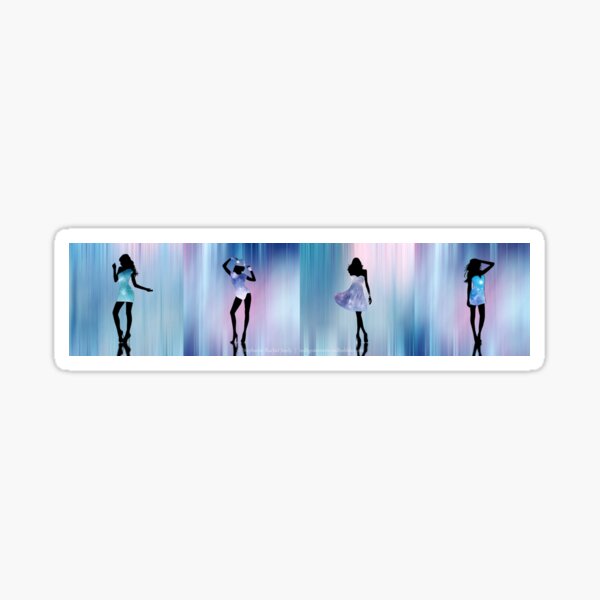 "The Best Night Sky Dress Fashion Show" Sticker by indigo4reverie ...