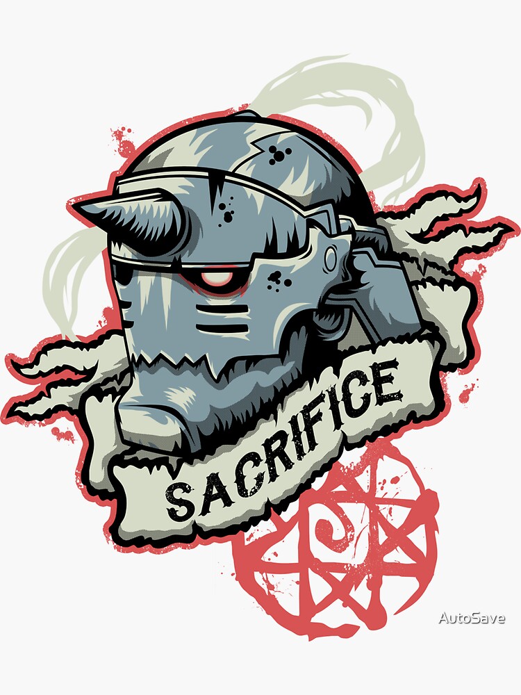 "Sacrifice" Sticker for Sale by AutoSave | Redbubble