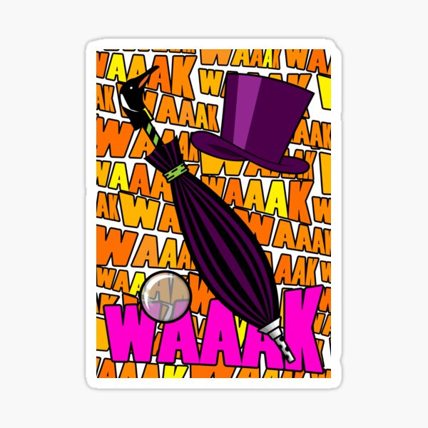 "WAAAK WAAK WAK" Sticker for Sale by SquareDog | Redbubble