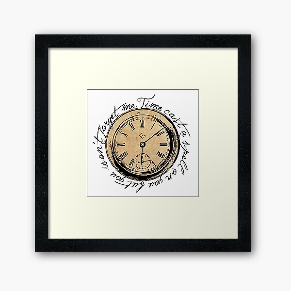 "Time Cast A Spell On You" Framed Art Print for Sale by StudioTwentyTwo ...