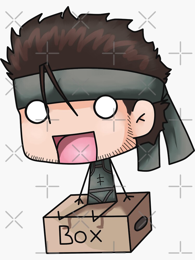 "Metal Gear Box" Sticker by RenaInnocenti | Redbubble