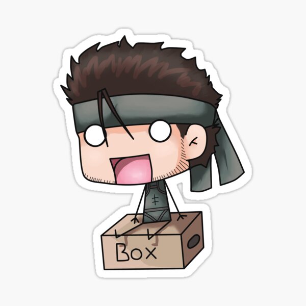 "Metal Gear Box" Sticker by RenaInnocenti | Redbubble