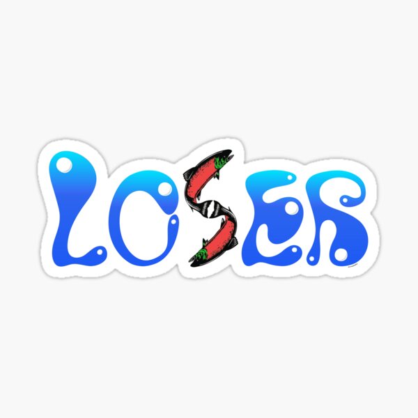 "LoSer" Sticker for Sale by Tortugagraphix | Redbubble