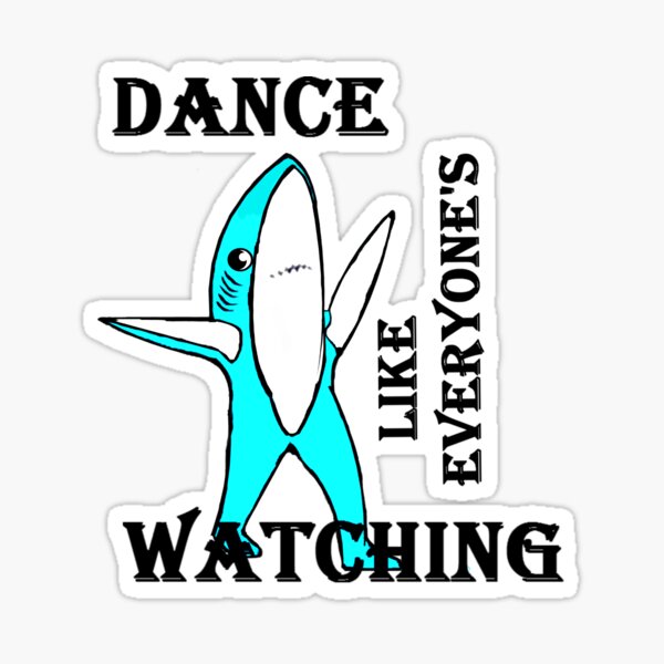 Left Shark Dancing Stickers | Redbubble