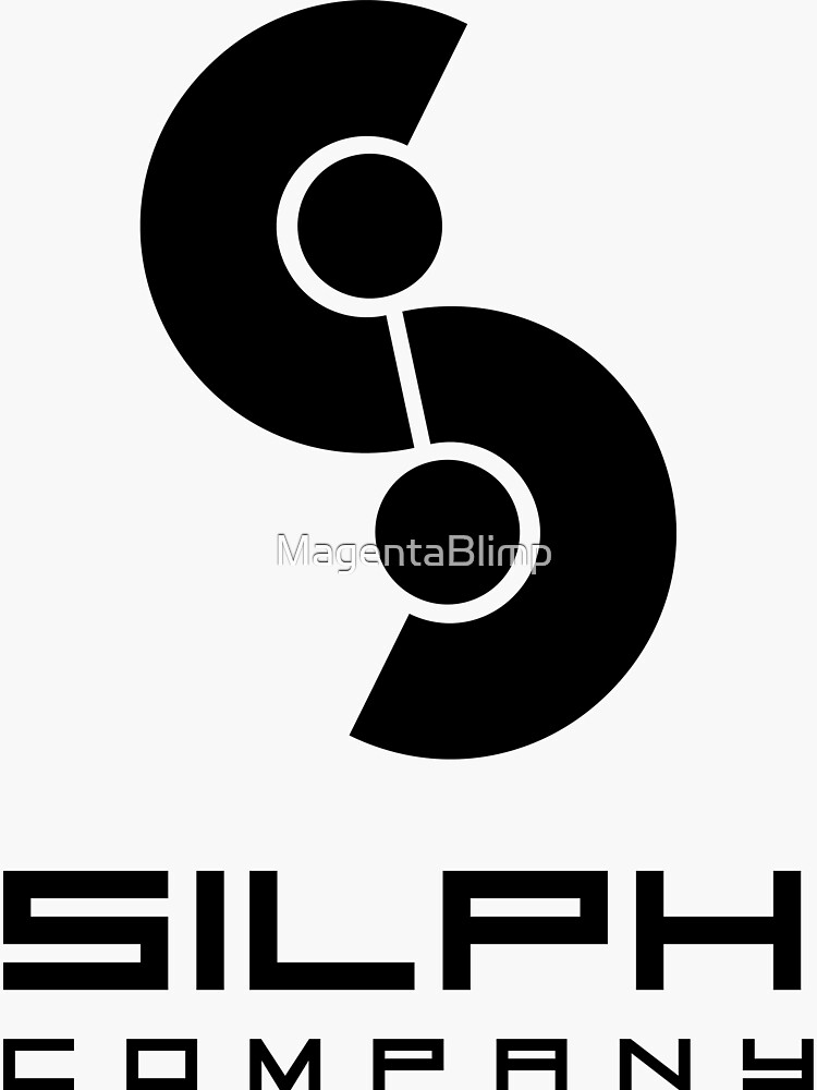 "Silph Co. Logo (in Black)" Sticker for Sale by MagentaBlimp | Redbubble