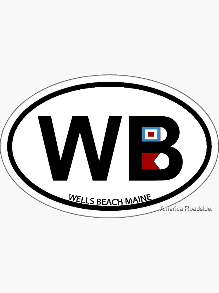 "Wells Beach." Sticker for Sale by ishore1 | Redbubble