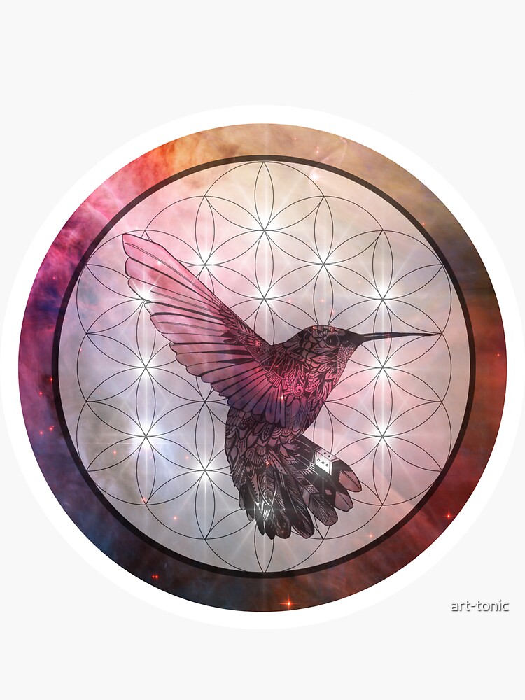 "Cosmic Vibrations" Sticker for Sale by art-tonic | Redbubble