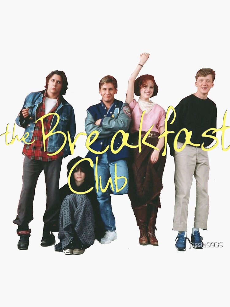"the breakfast club" Sticker for Sale by jessie9939 | Redbubble