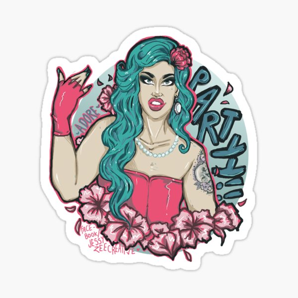"Adore! " Sticker for Sale by jessyzeecreativ | Redbubble