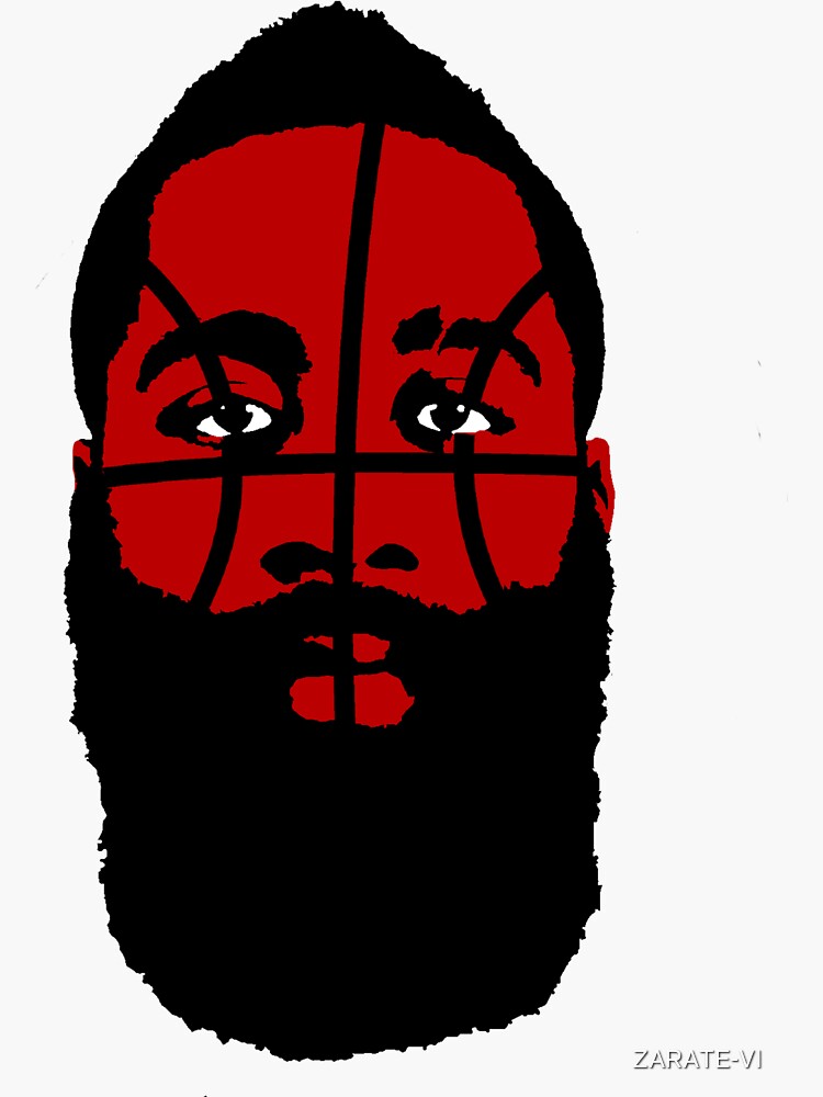 "HARDEN" Sticker for Sale by ZARATE-VI | Redbubble