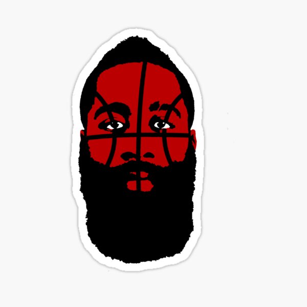 "HARDEN" Sticker for Sale by ZARATE-VI | Redbubble