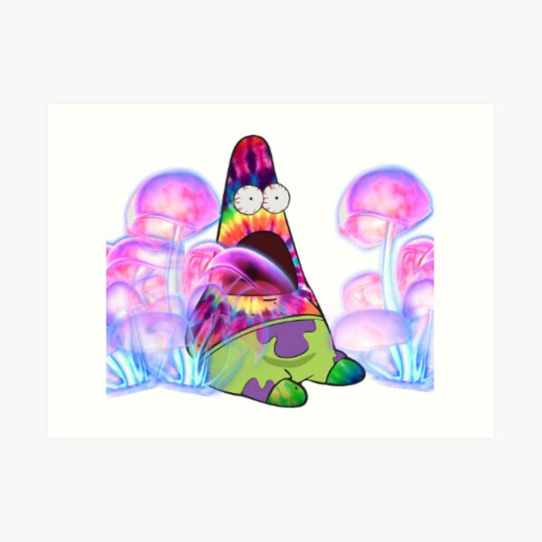 "Trippy Patrick " Art Print by CLEdesignz | Redbubble