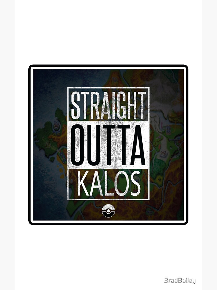 "Pokemon - Kalos Region" Sticker for Sale by BradBailey | Redbubble