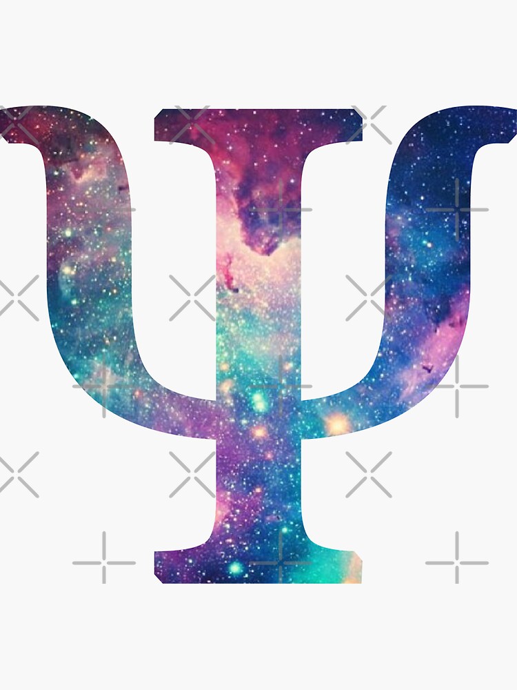 "Psi" Sticker for Sale by megsiev | Redbubble