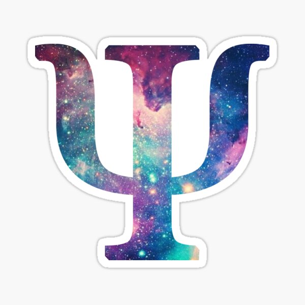 "Psi" Sticker for Sale by megsiev | Redbubble