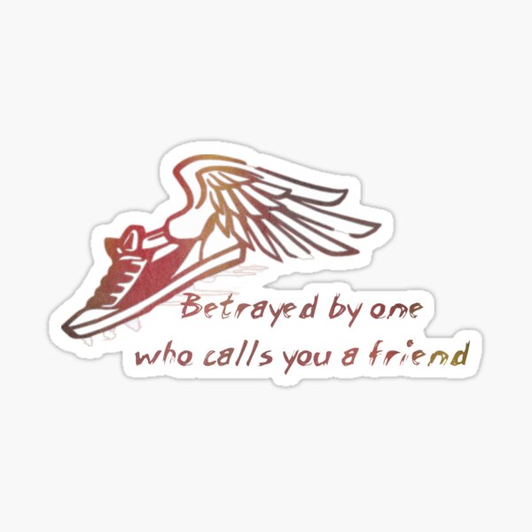 "Betrayal" Sticker for Sale by brightgemini | Redbubble