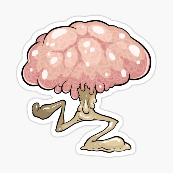 "Ramblin Evil Colorectal Polyp" Sticker for Sale by bogleech | Redbubble