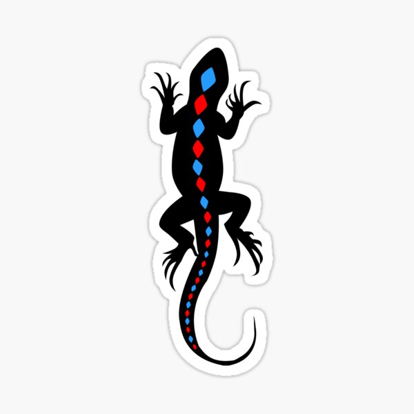 "Lizard" Sticker for Sale by Michelle Smith | Redbubble
