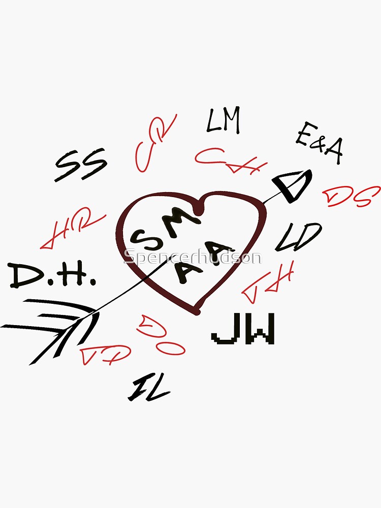 "SMAA" Sticker for Sale by Spencerhudson | Redbubble