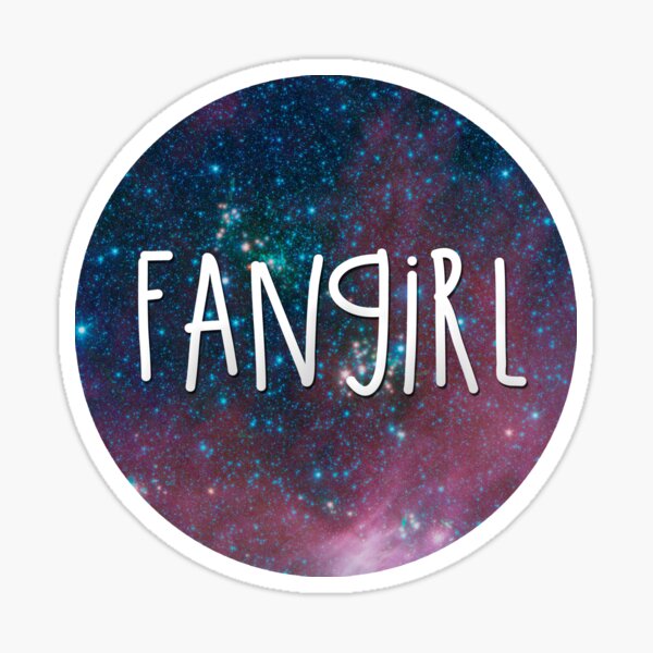 "Fangirl" Sticker for Sale by emilyandhermusi | Redbubble
