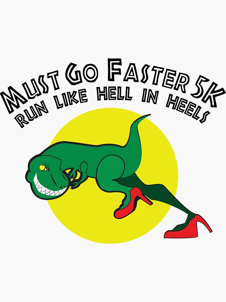 "Must Go Faster" Sticker by waltervinci | Redbubble