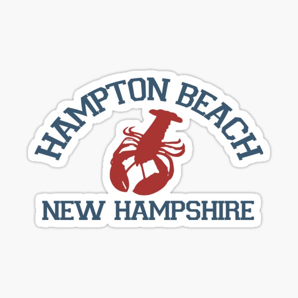 "Hampton Beach." Sticker for Sale by ishore1 | Redbubble