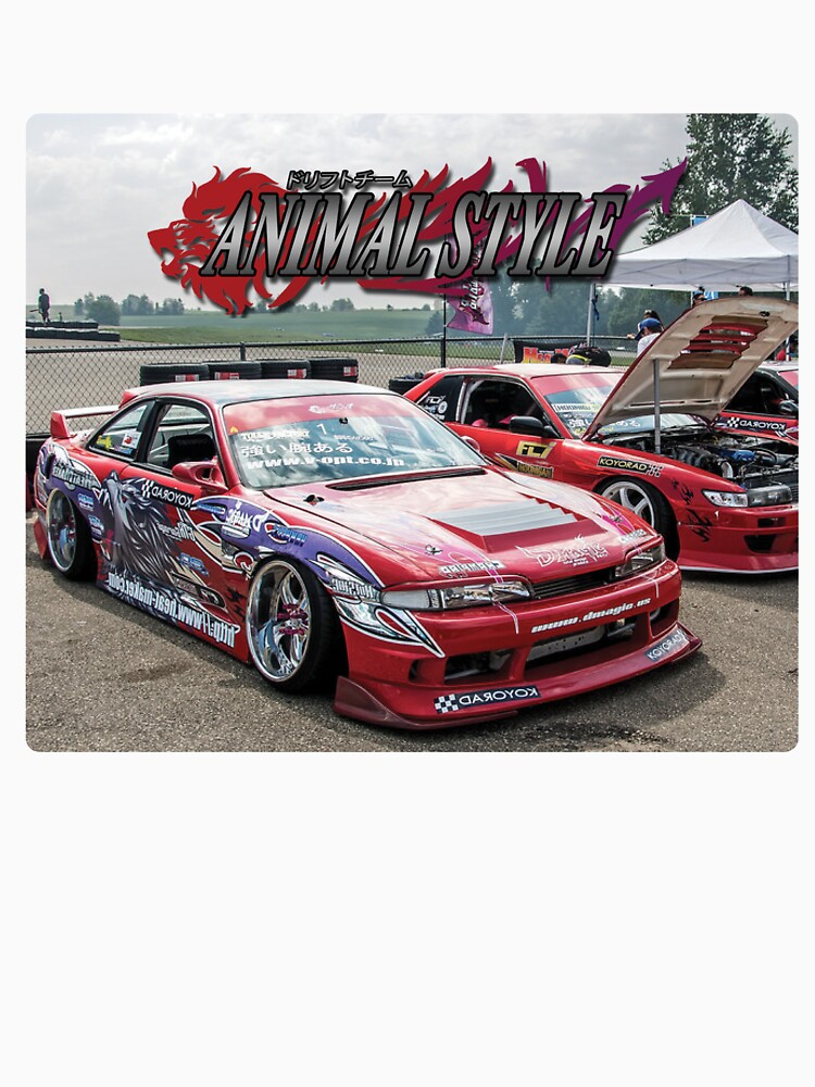 "Animal Style Drift Team" T-shirt for Sale by Willba | Redbubble ...