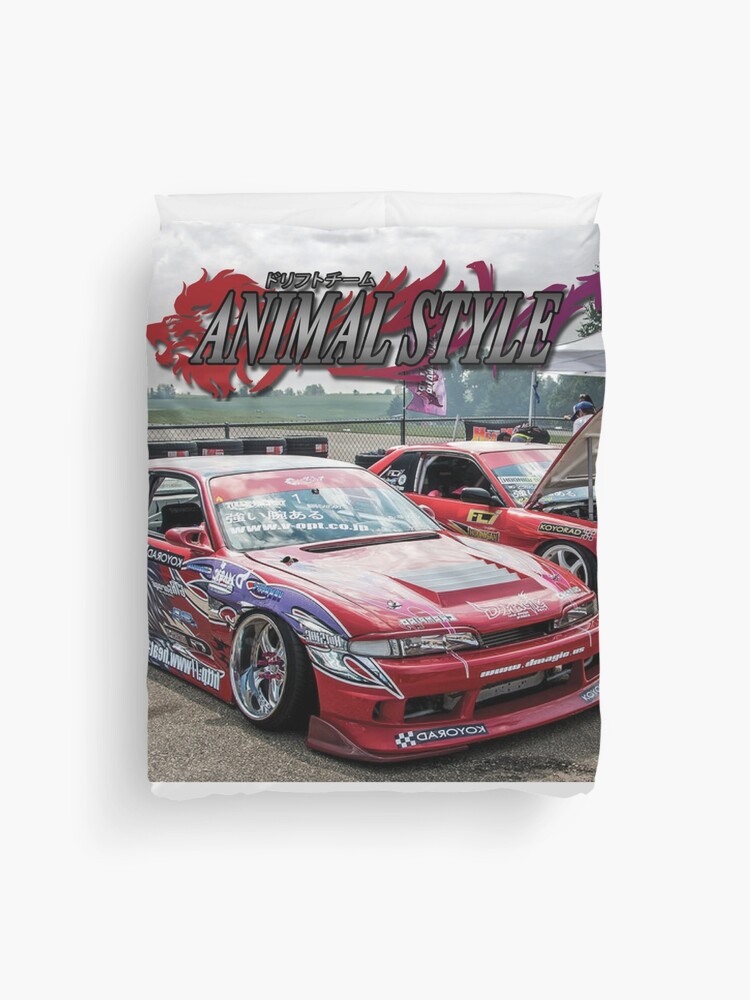 "Animal Style Drift Team" Duvet Cover for Sale by Willba | Redbubble