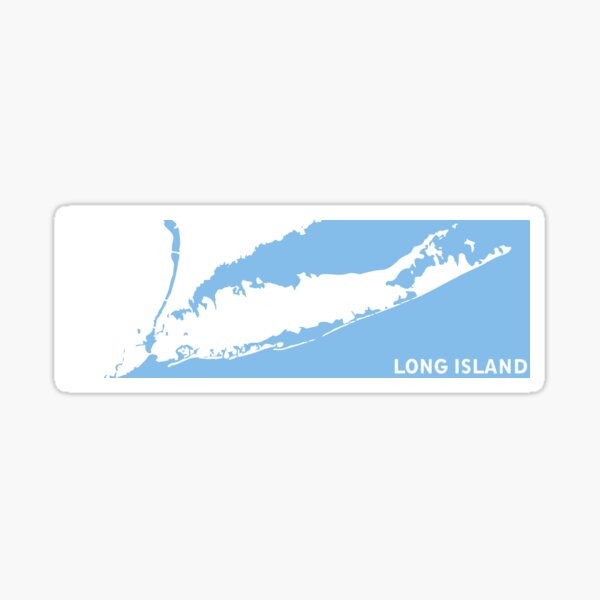 "Long Island - New York." Sticker for Sale by ishore1 | Redbubble
