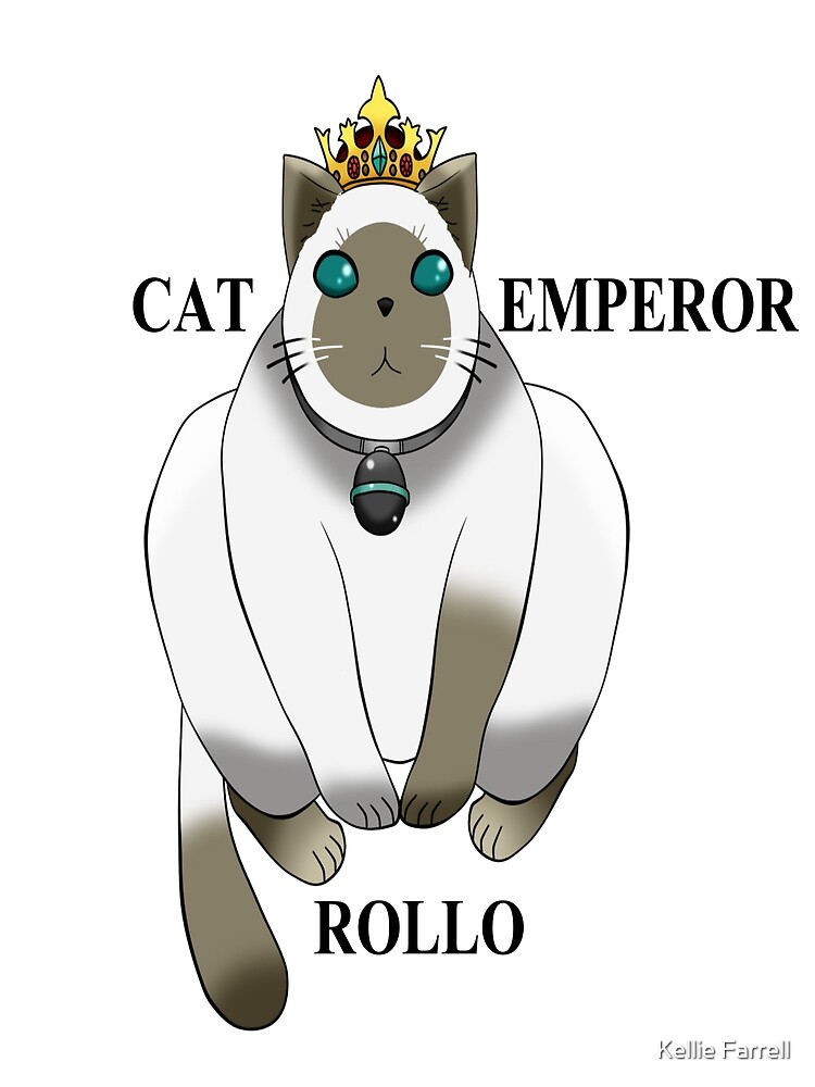 "Rollo, the Cat Emperor" Art Print for Sale by cansihasyaoi | Redbubble
