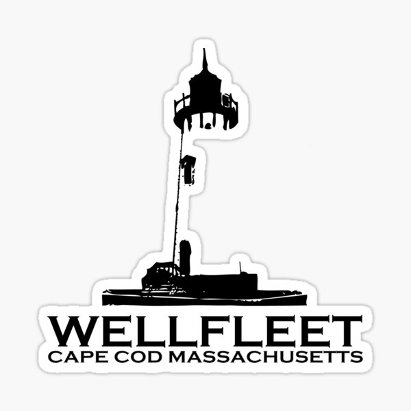 "Wellfleet - Cape Cod." Sticker for Sale by ishore1 | Redbubble