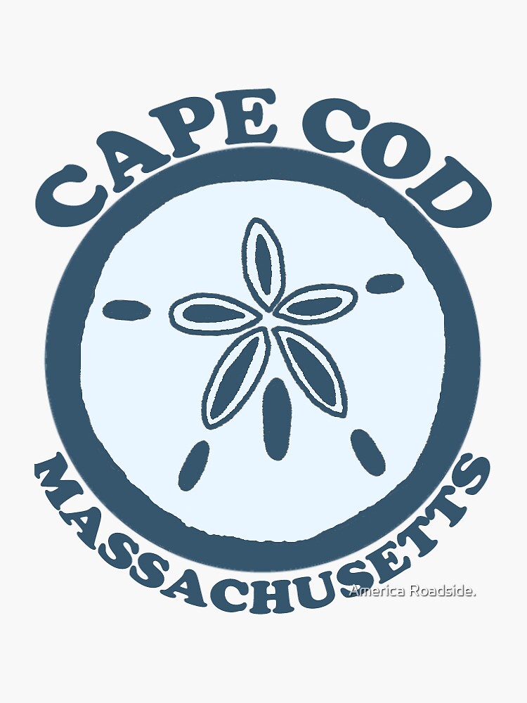 "Cape Cod." Sticker for Sale by America Roadside. | Redbubble