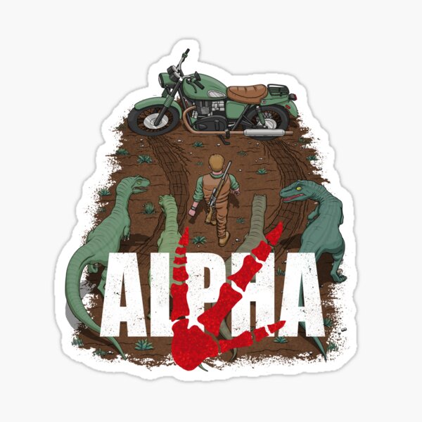 "ALPHA" Sticker for Sale by evolvingeye | Redbubble