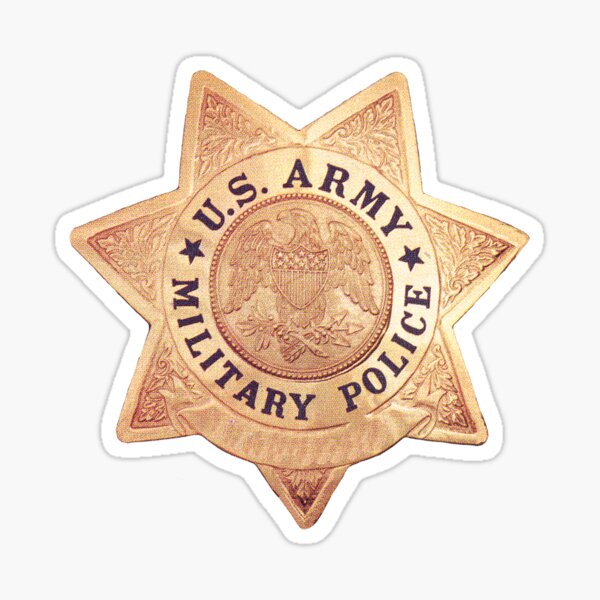 "Army MP" Sticker for Sale by lawrencebaird | Redbubble