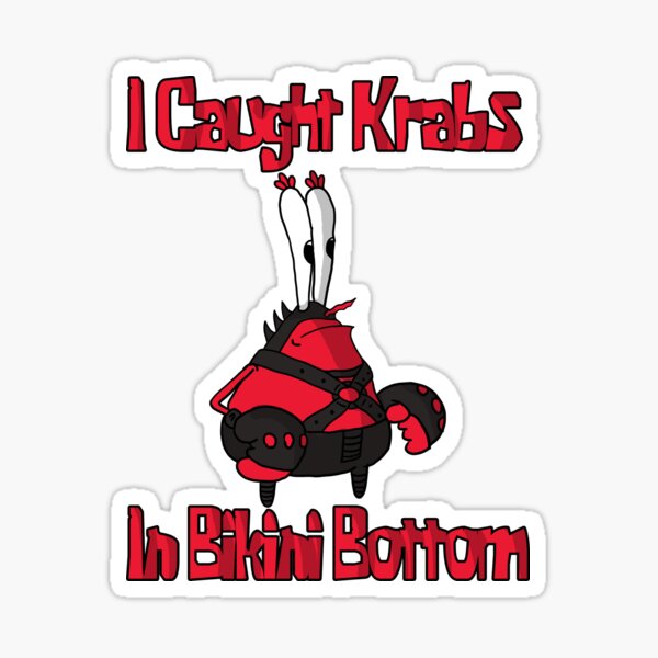"Mr Krabs" Sticker by JohnnyJones | Redbubble