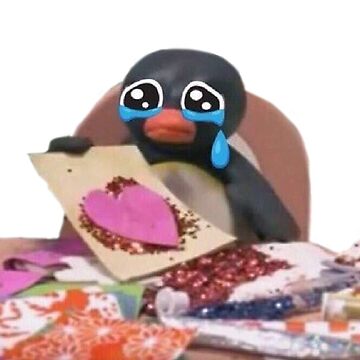 "Sad Pingu :(" Sticker for Sale by rendrop | Redbubble