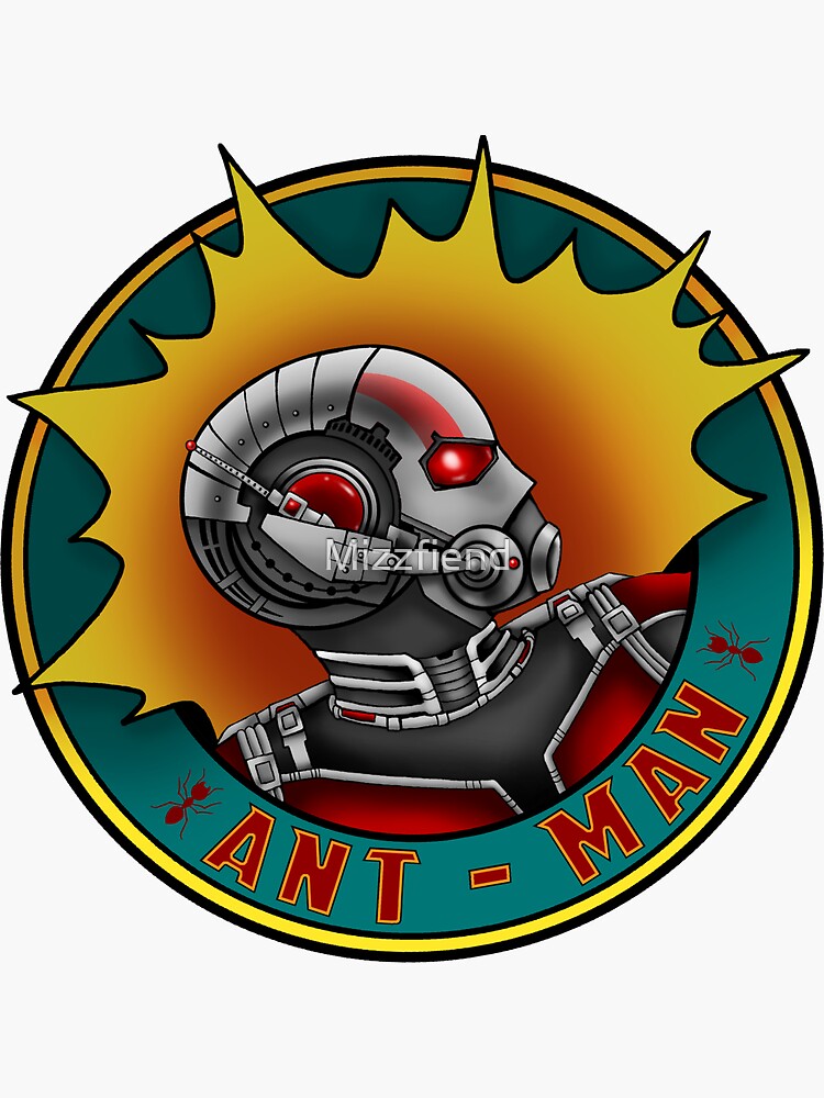 "Ant-Man Logo" Sticker for Sale by Mizzfiend | Redbubble