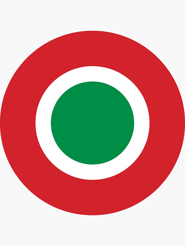 "Roundel of the Italian Air Force " Sticker by abbeyz71 | Redbubble