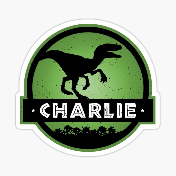 "Velociraptor Squad: Charlie Team" Sticker by marslegarde | Redbubble