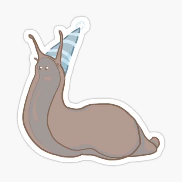 "Slug Parties" Sticker by Caniien | Redbubble