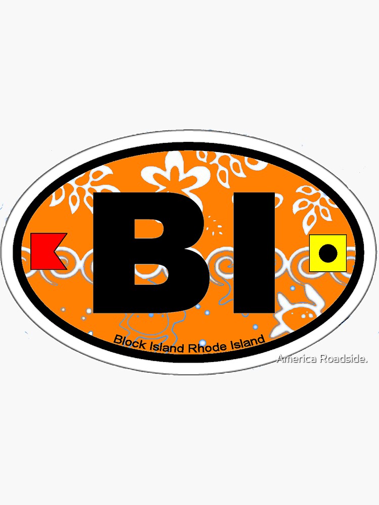 "Block Island." Sticker for Sale by ishore1 | Redbubble