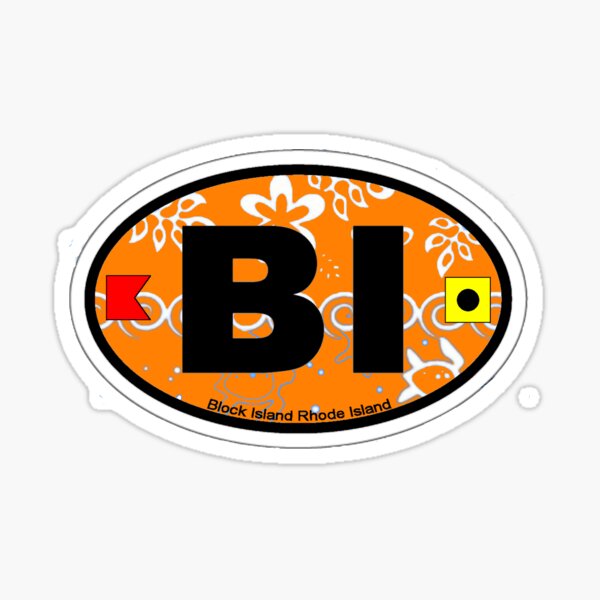 "Block Island." Sticker for Sale by ishore1 | Redbubble