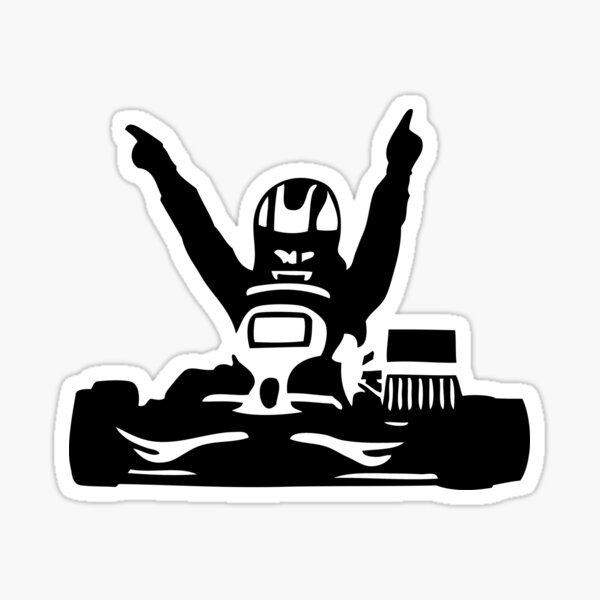 "karting" Sticker for Sale by huggymauve | Redbubble